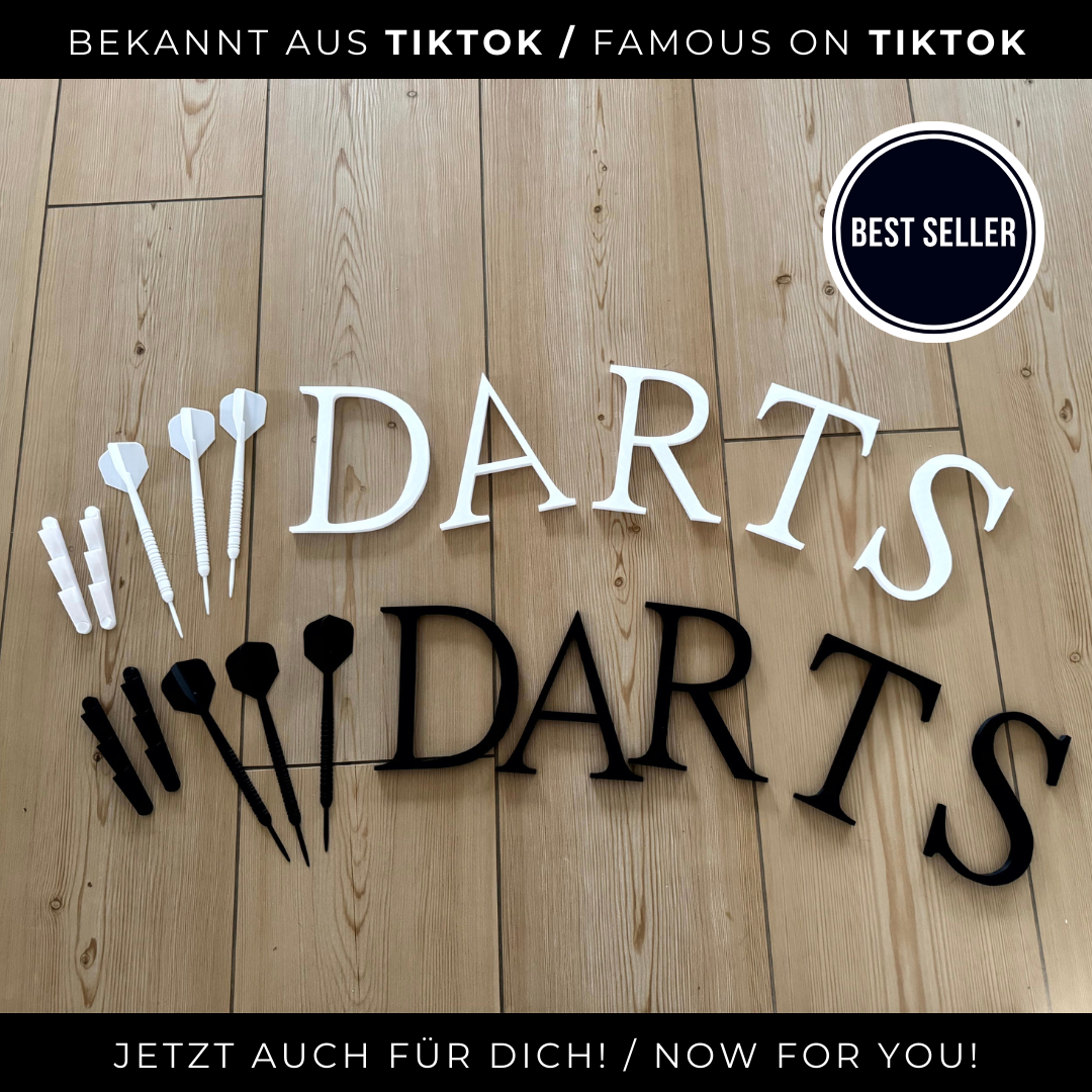 3D Dart Letters & Accessories